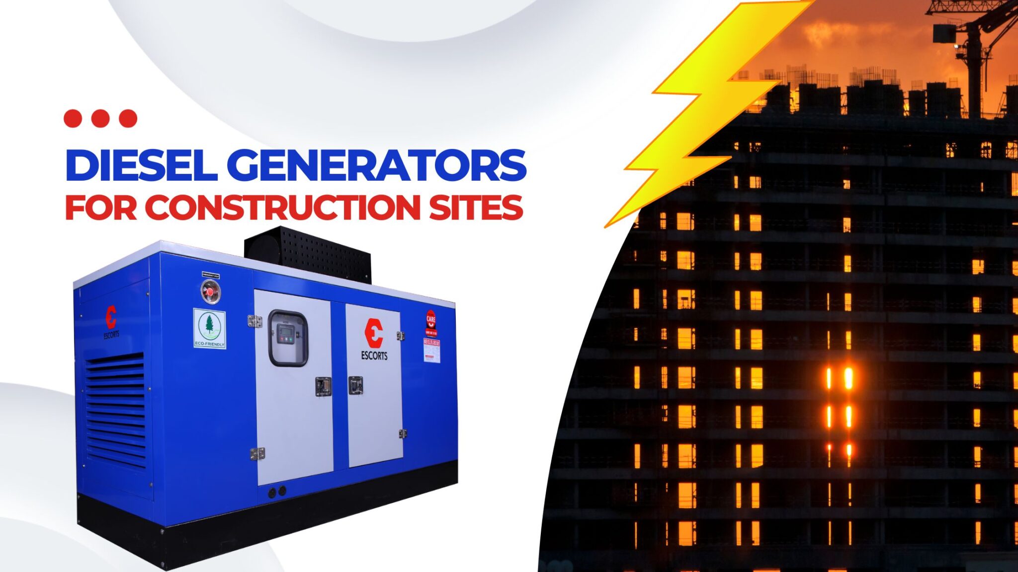 Diesel Generators for Construction Sites | A Comprehensive Guide 2023